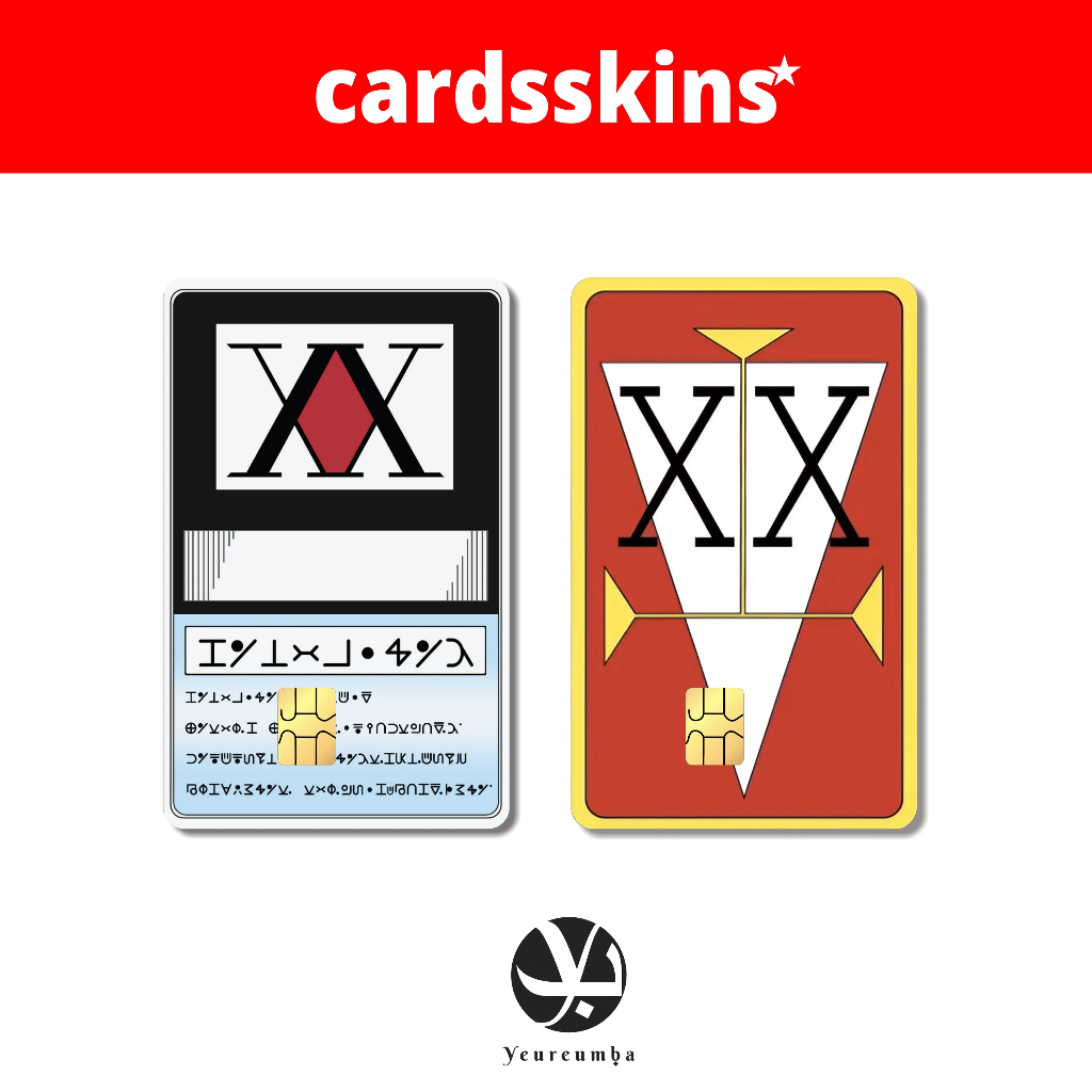 Sticker Skin Card Hunter X Hunter License for ATM/Etoll/RFID | Shopee ...