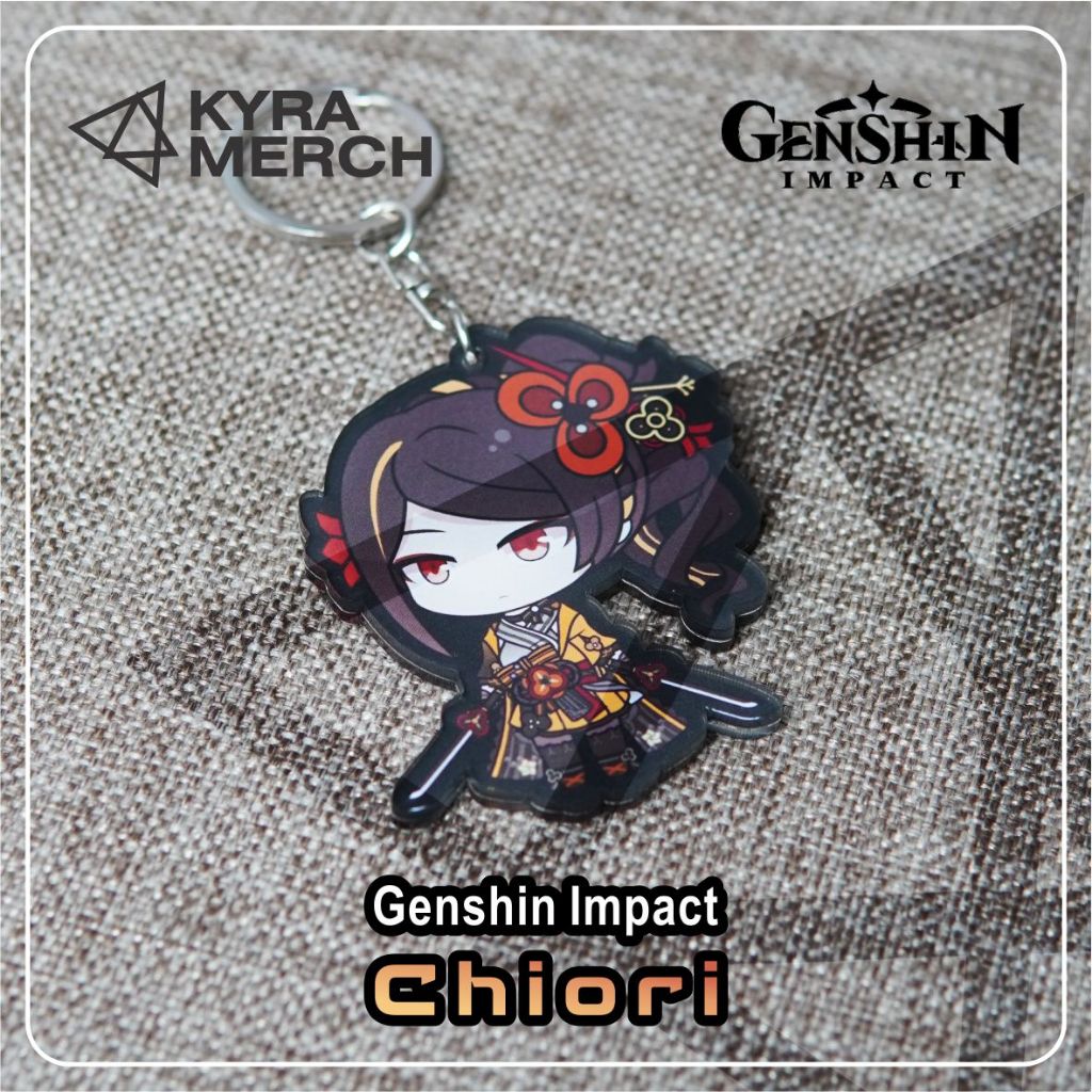 Genshin Impact Keychain - Chiori | Kyramerch Anime Fanmerch Dealer ...