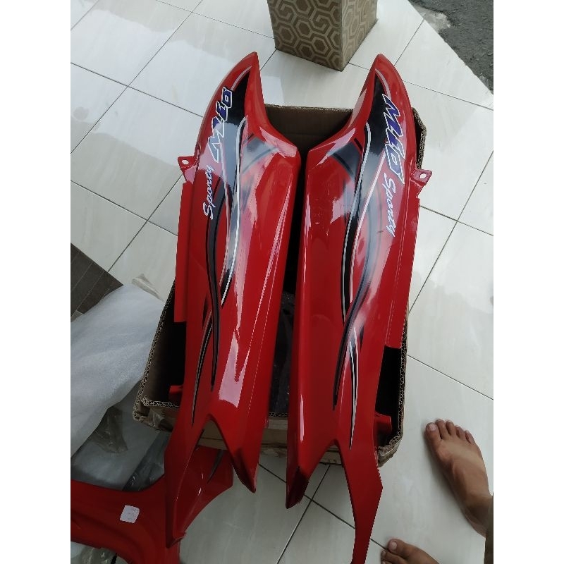 MERAH Body Cover body set striping Ex Display Yamaha Mio Red sporty ...