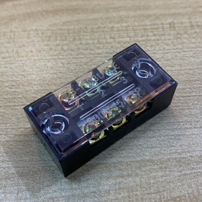 ORIGINAL Terminal block TB 3 Pole 15A 25A Terminal block 3P 15 25 Amper ...