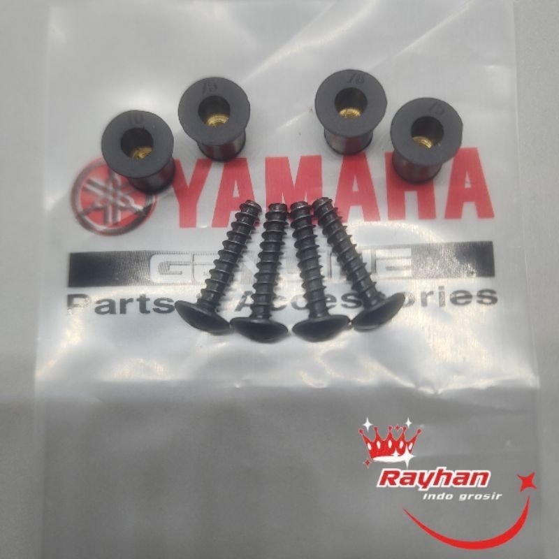 ORIGINAL FRONT VISOR BOLT NUT WINGSIL YAMAHA N MAX AEROX LAXAI ETC ...