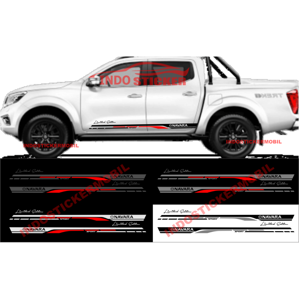 Nissan navara car sticker cutting sticker list navara car | Shopee ...