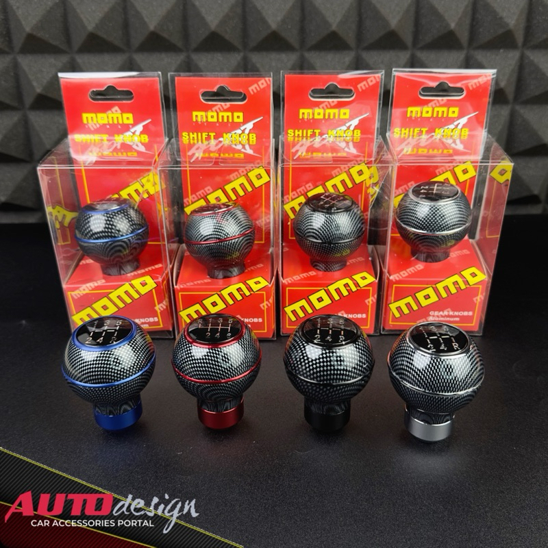 MOMO Gear Shift Knob Carbon Motif Universal CAR Gear LEVER CAR Interior ...
