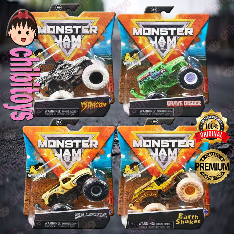 JAM MONSTER Monster Clockwork Monster Trucks Dragon Earth Shaker Gravel ...