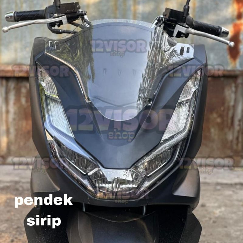Windshield PCX 160 STANDARD TYPE. Visor PCX 160 SHORT STANDARD | Shopee ...