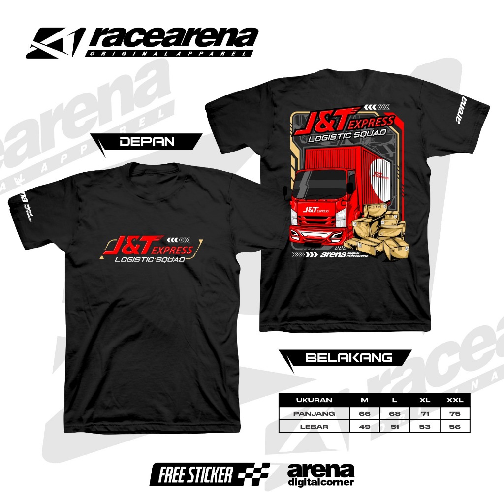 Jnt EXPRESS J&T Logistics Fighter T-Shirts, RUPIAH Courier Fighters ...