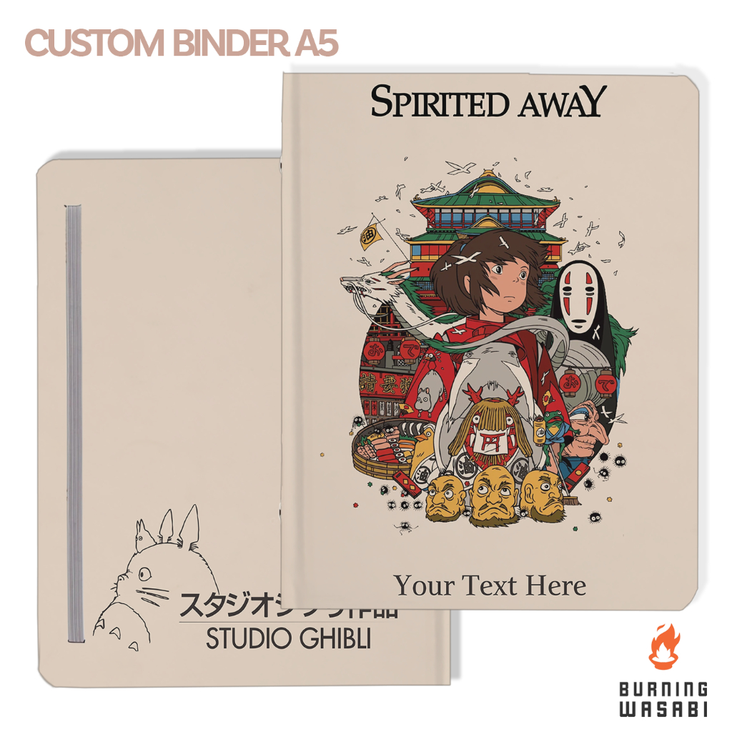Binder Spirited Away Kaonashi Anime Studio Ghibli Aesthetic A5 20 6 ...