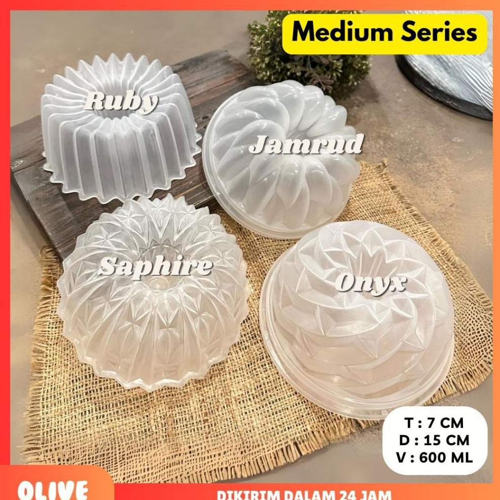 Medium Pudding Mold Contains 4 Premium Plastic Pcs / Sponge Mold / Agar ...