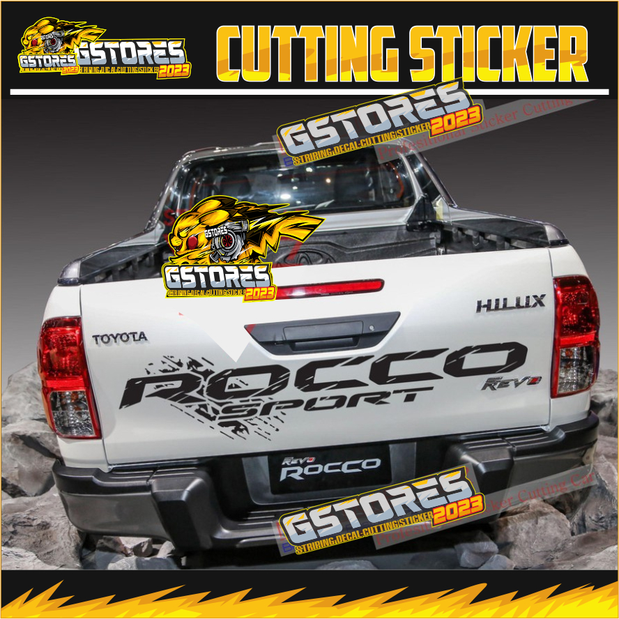Sticker hilux rocco rocco Rear Tailgate Car sticker toyota hilux rocco ...