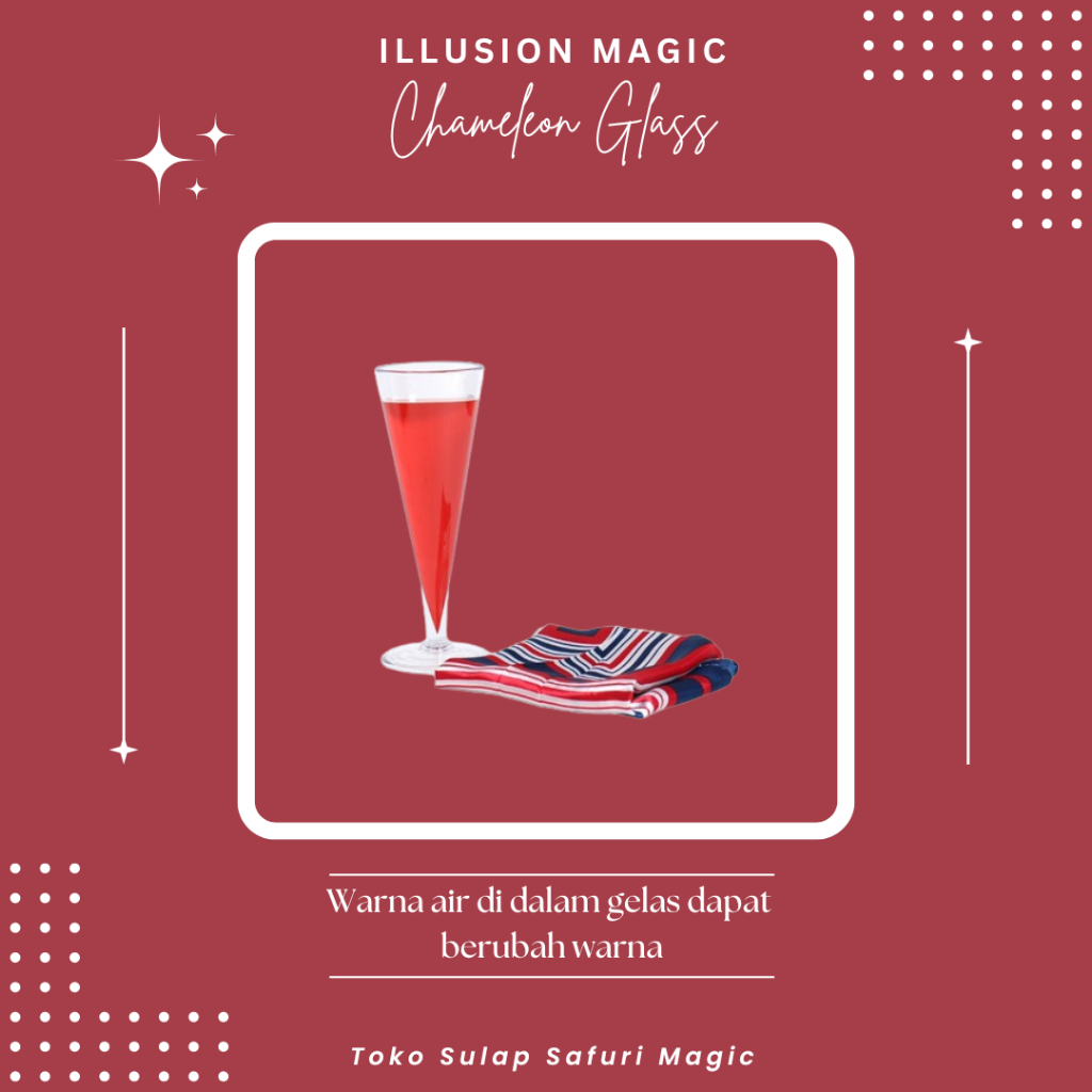 Chameleon Glass Magic Tool - Color Changing Water Magic - Glass Magic ...
