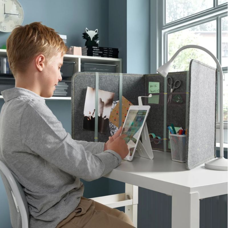 Ikea OVNING work desk divider with office study table divider ...