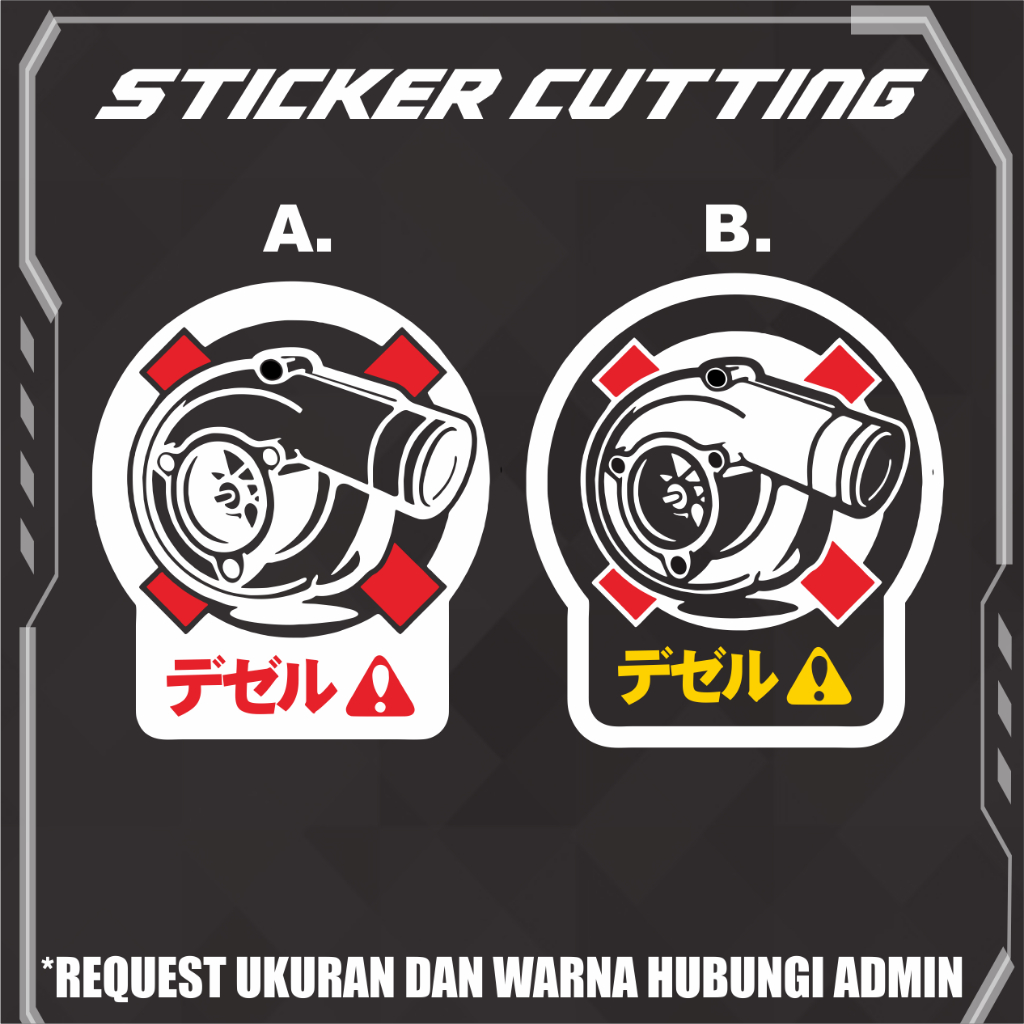 MESIN Turbo Cutting Machine Sticker | Shopee Philippines