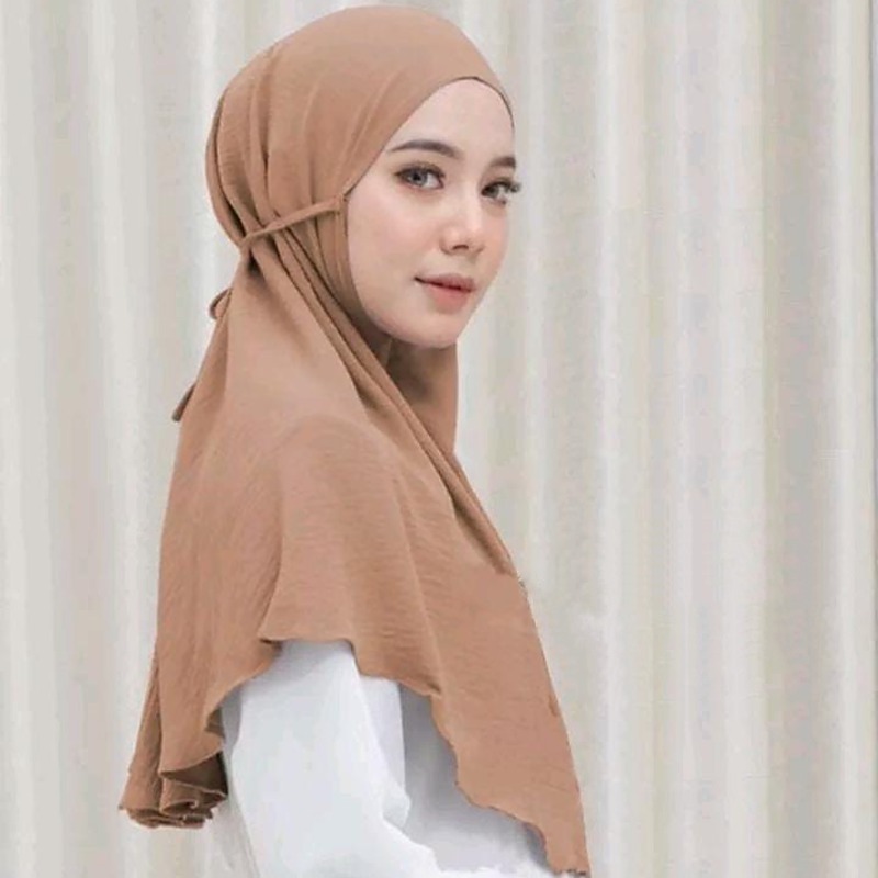 Muslim Women's Tops Instant HIJAB HIJAB HIJAB Strap MODEL Soft Soft ...