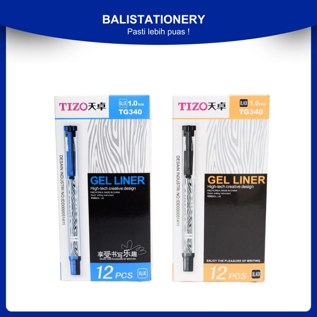 Tizo TG-340 1.0 mm Gell Ballpoint Pen | Shopee Philippines