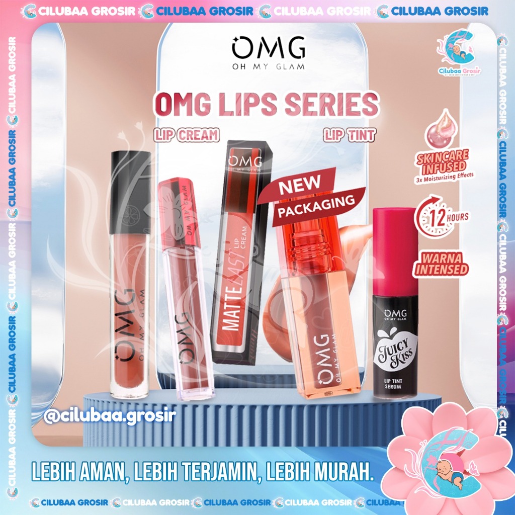 Omg OH MY GLAM Matte Kiss Lip Cream | Shopee Philippines
