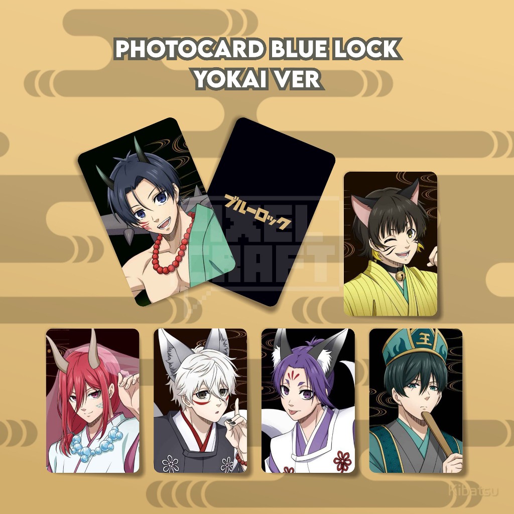 Blue LOCK Anime Character Photocard (Yokai Ver.) | Shopee Philippines