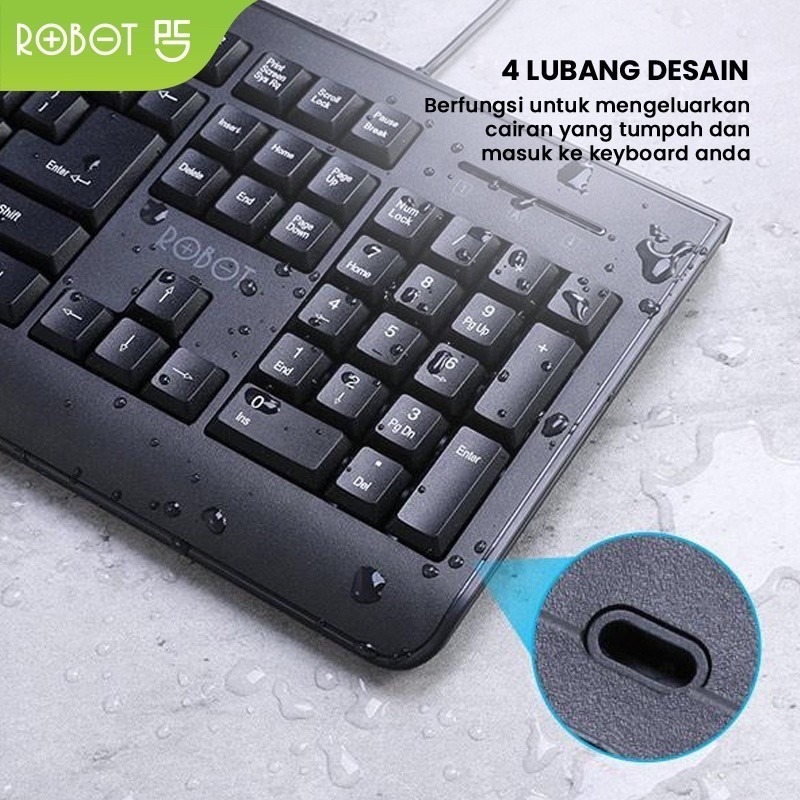 Robot RK20 KEYBOARD USB CABLE 1.5METER | Shopee Philippines