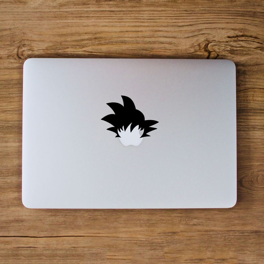 Goku Hair Sticker - Dragon Ball - Laptop Decal Macbook Sticker | Shopee ...