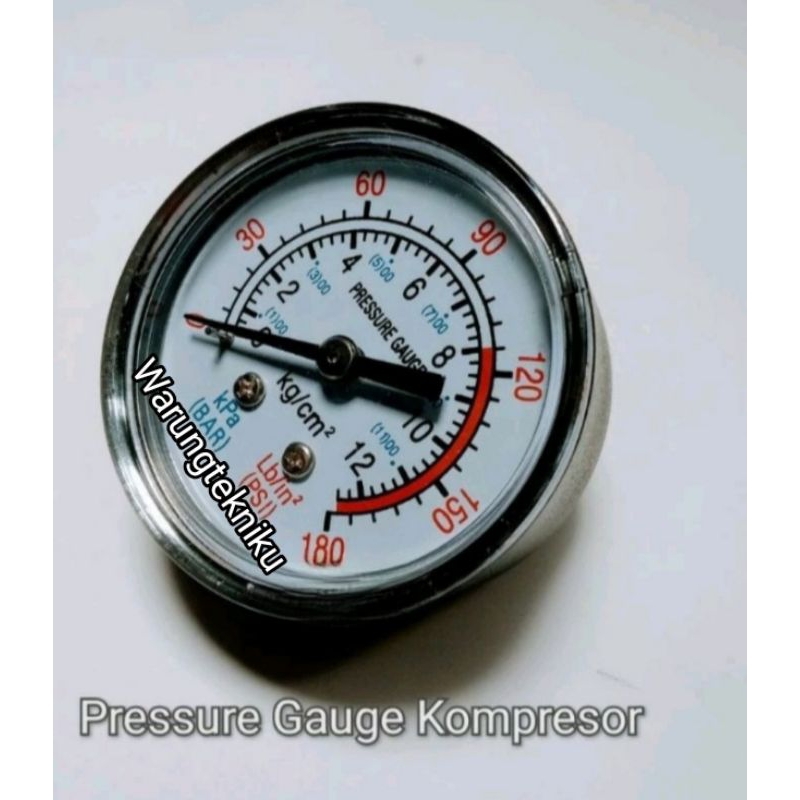 Pressure gauge compressor manometer compressor pressure gauge | Shopee Philippines