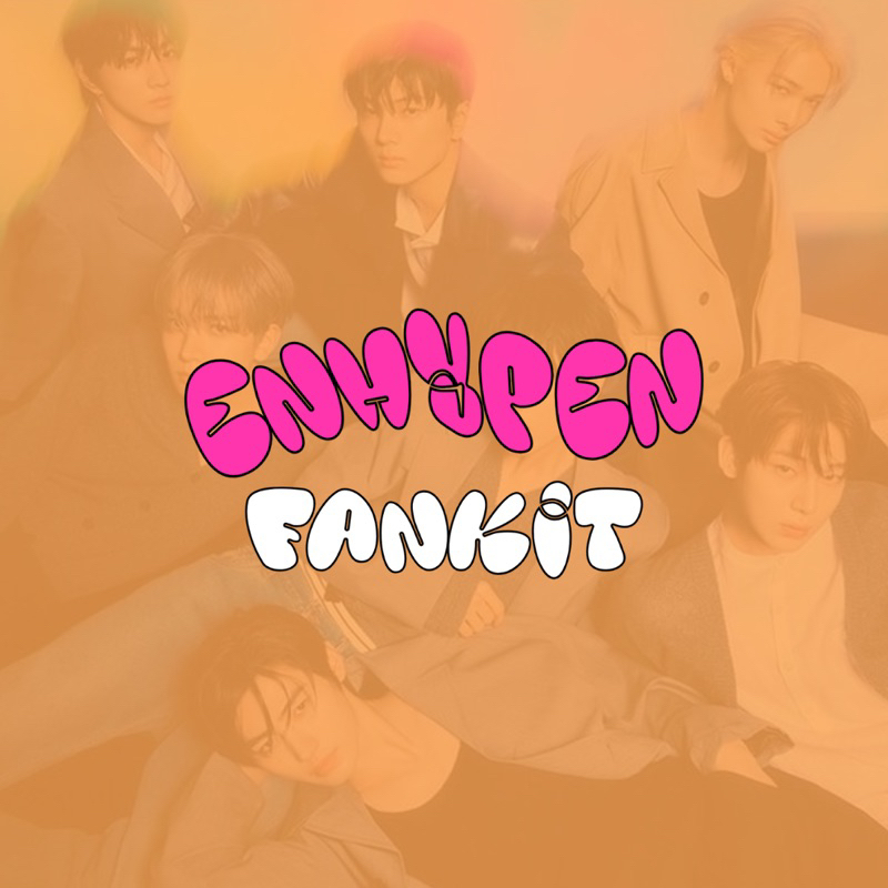 Cooralist - ENCONNECT fankit fanmade black and white | Shopee Philippines