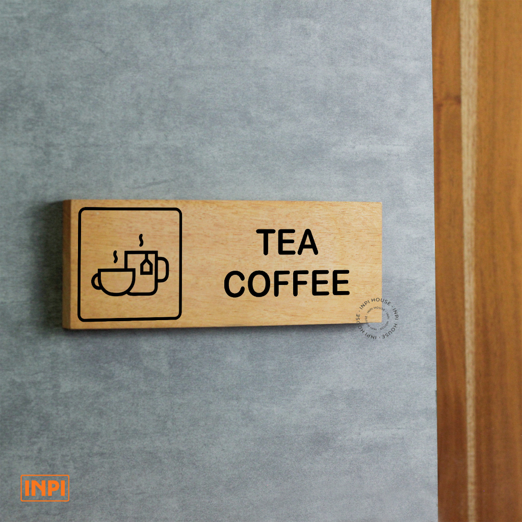 Tea and coffee - sign system - tea and coffee area sign - cafe sign ...