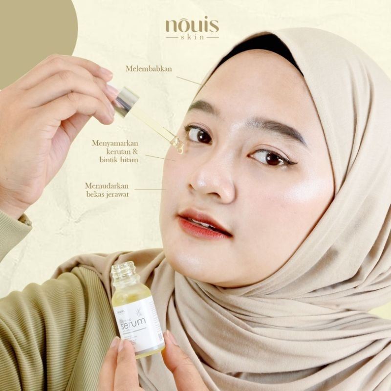 Glow up Nouis skin serum saffron treats acne, acne scars for all skin ...