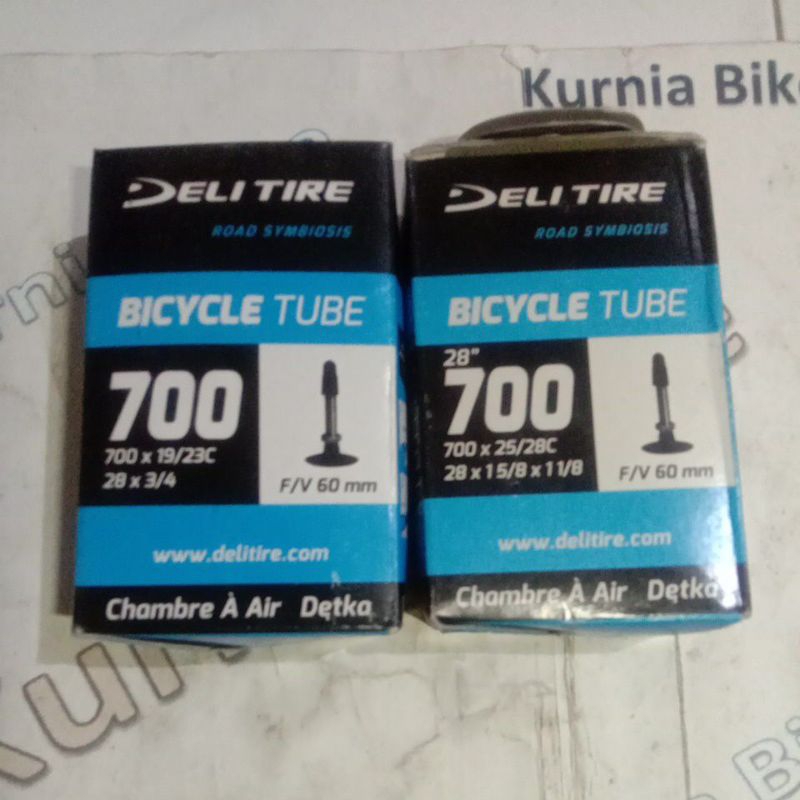 Racing fixie bicycle inner tube 700 x 23c / 25c / 28c /32c / 40c Deli tire presta valve FV 60 ...