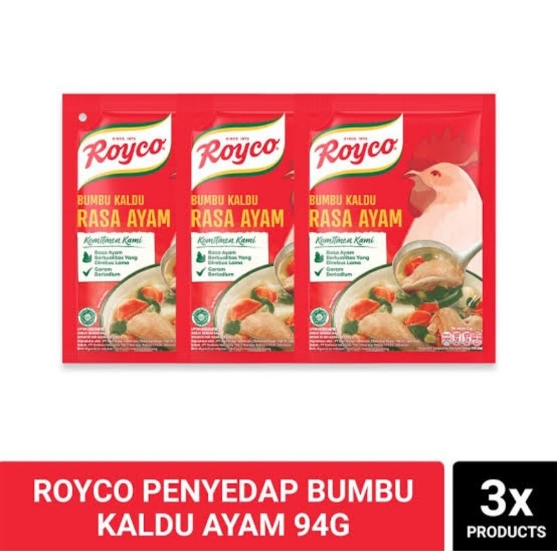 Royco Chicken Flavor 94G × 3 packs | Shopee Philippines