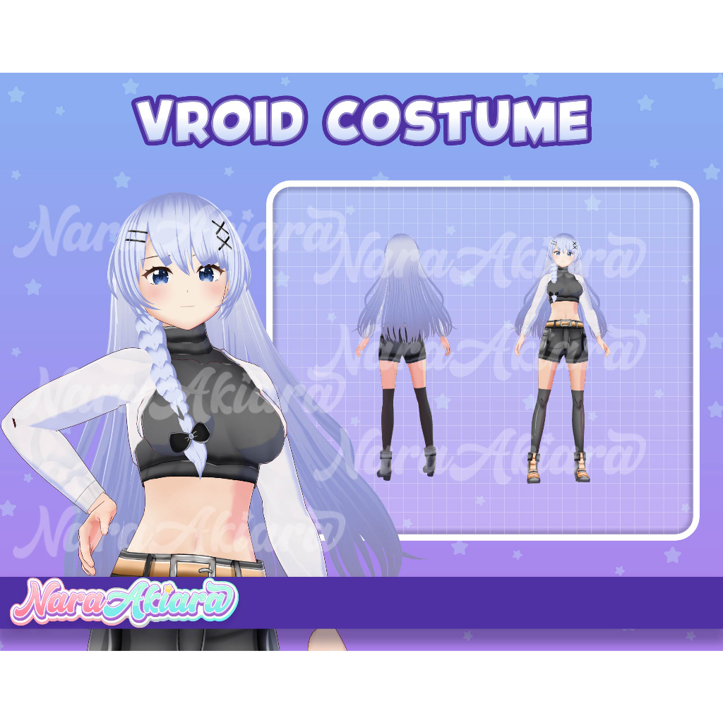 Look Different From The Latest 3D Streaming Costumes For Vroids, Vroid ...