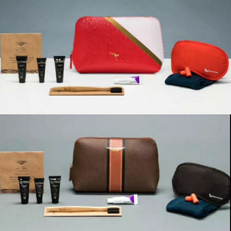 Qantas Pouch Bag Qantas Business Class Qantas Amenities Complete with ...