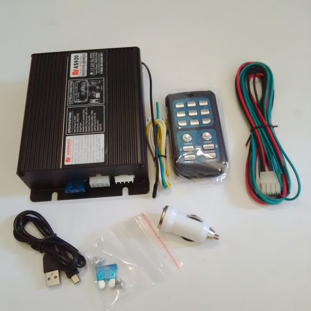 As920 200watt siren module with wireless remote | Shopee Philippines