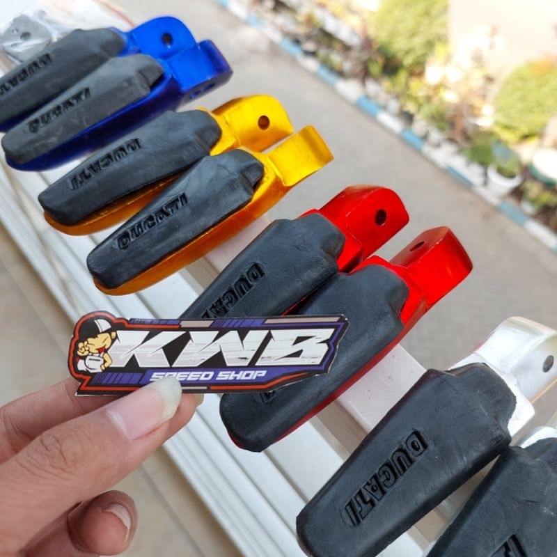 Footstep ducati foot step Footrest ducati pnp All universal Motorcycles ...