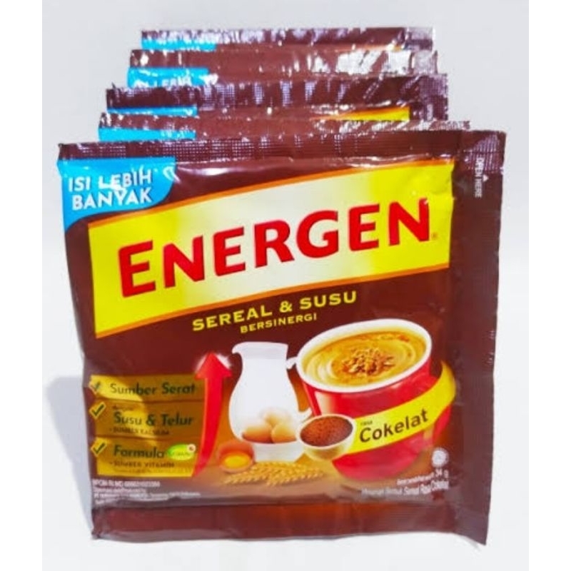 Energen chocolate per pack contains 10 sachets | Shopee Philippines