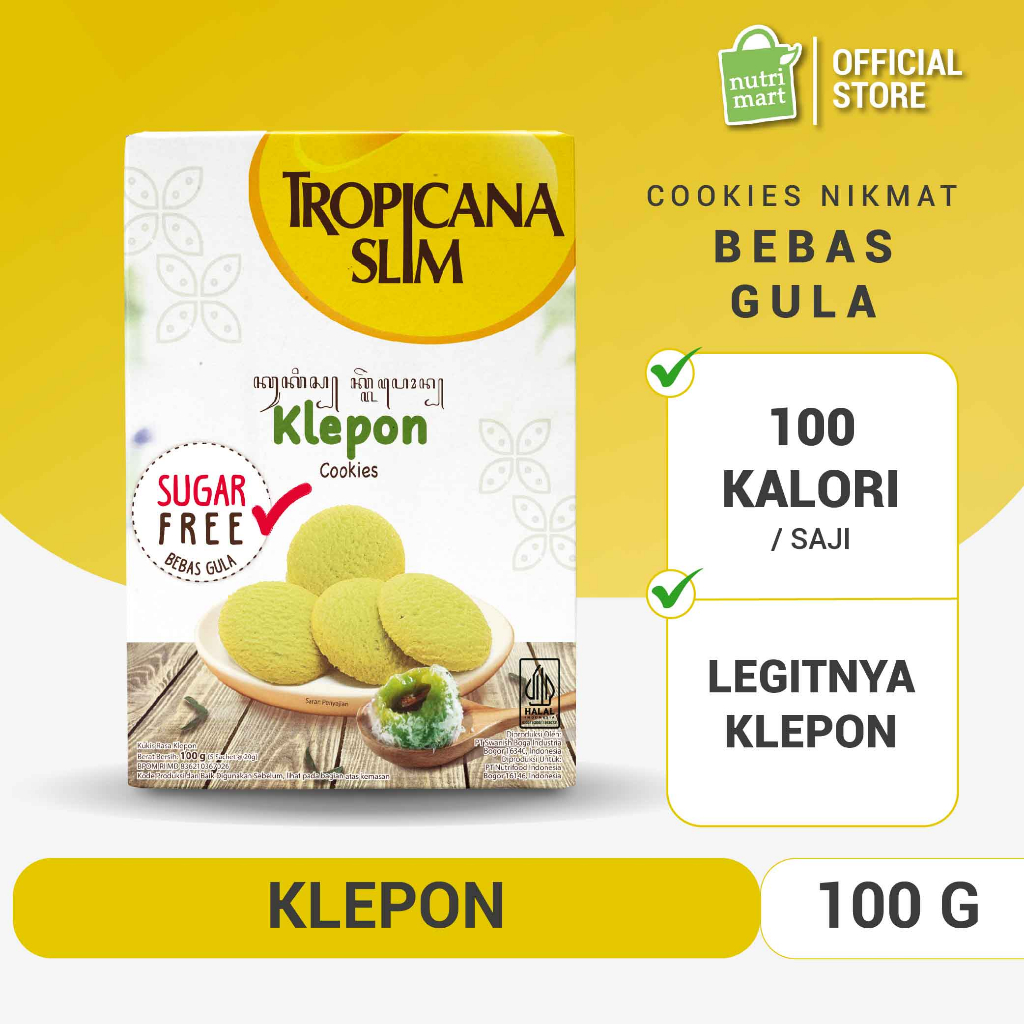 Tropicana Slim Klepon Cookies (5 Sch) - Sugar Free Low Calorie Diet ...