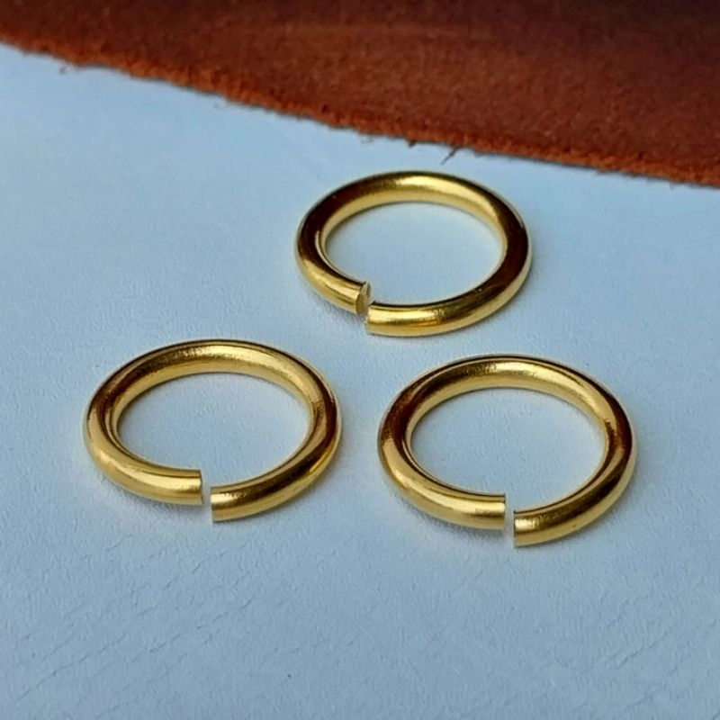 3 Pcs Open O Ring Brass Material Diameter 15mm Thickness 2mm | Shopee ...