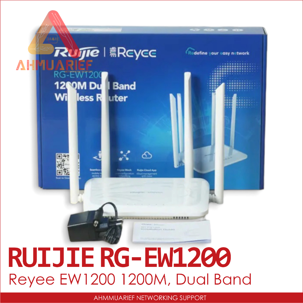 Ruijie REYEE RG-EW1200 AC1200 1200M DUAL BAND GIGABIT WIRELESS ROUTER ...