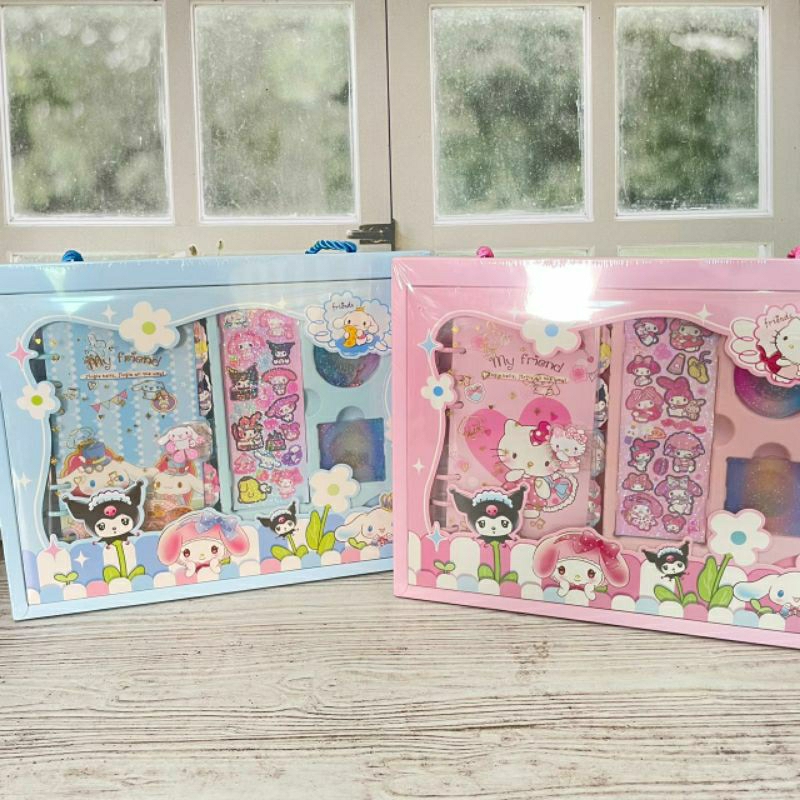 7 in 1 Journal Package Sanrio binder Book sticker Luxury Code TZLH-S001 ...