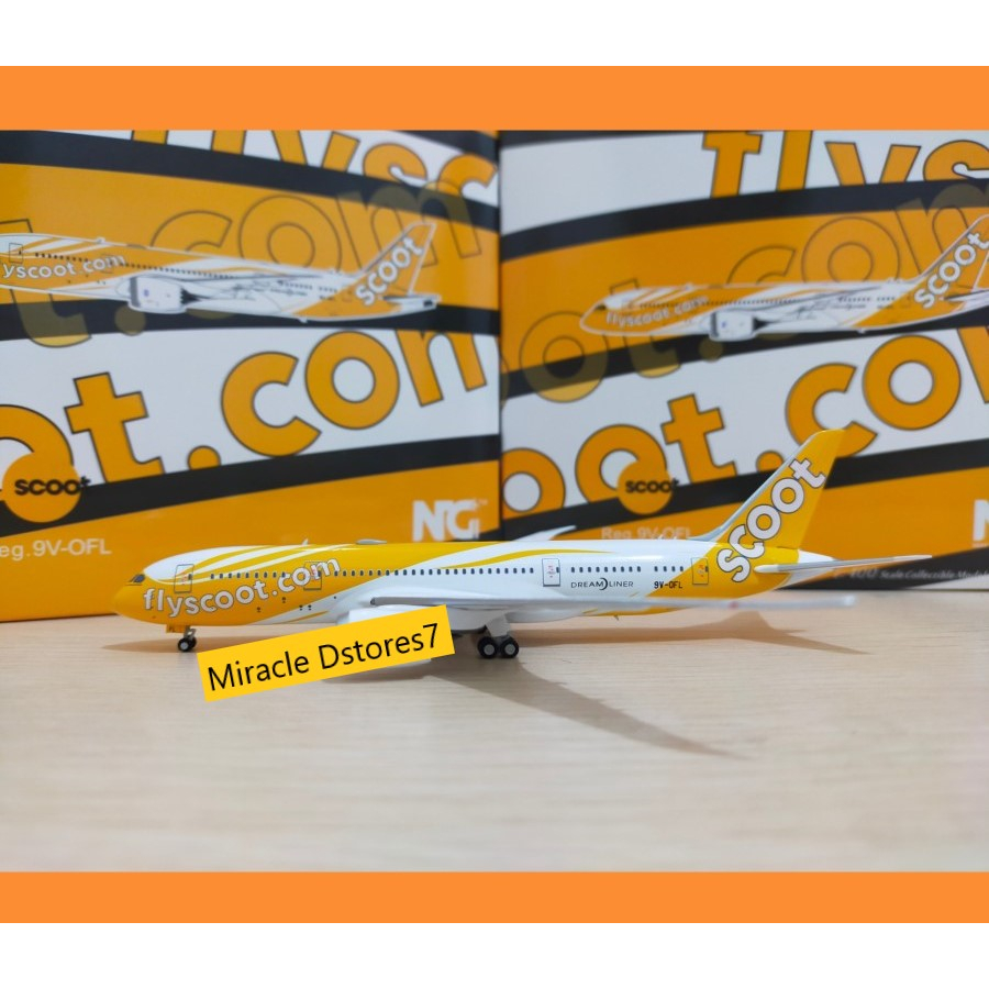 Scoot Boeing 787-8 9V-OFL NG Model 1:400 | Shopee Philippines