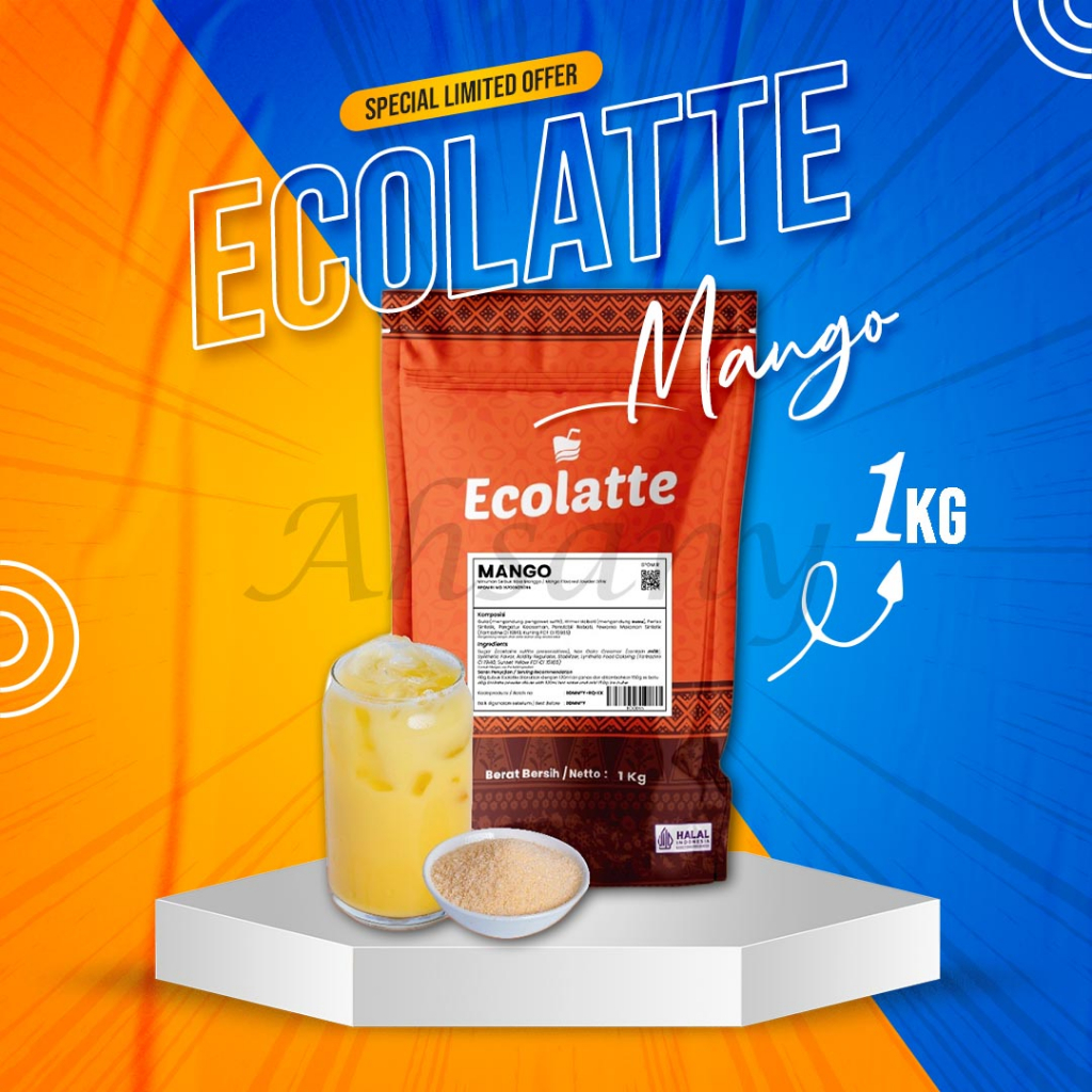 Mango Premium Powder Drink Assorted Flavors Ecolatte 1kg | Shopee ...