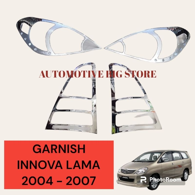 Garnish Cover for Old Innova Front and Rear Lights 2004 2005 2006 2007 ...