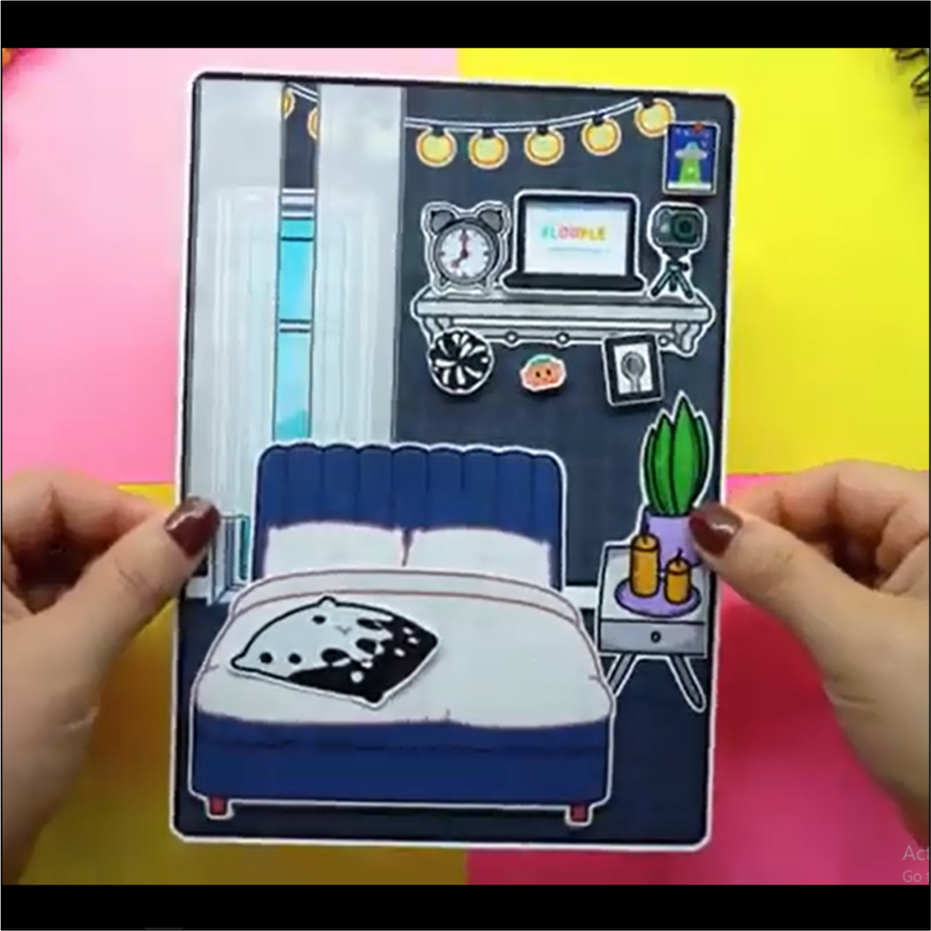 Toca Boca Educational Toys (Already Compiled) Paper Book Paper Doll ...