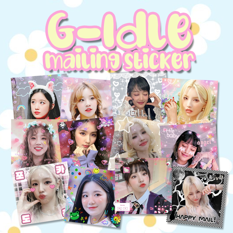 Kpop Mail Stickers Gidle G(idle) G-idle DECO Mailing Sticker Yuqi ...