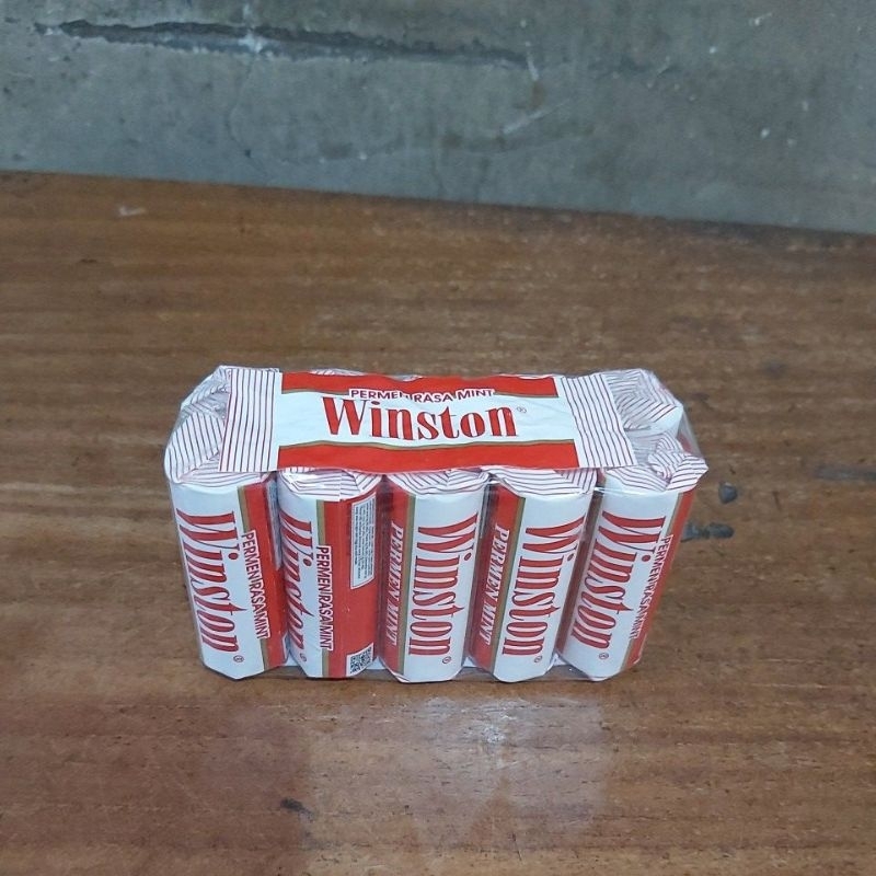 Winston Mint Candy 1 pack contains 10 rolls (per roll contains 8 items ...