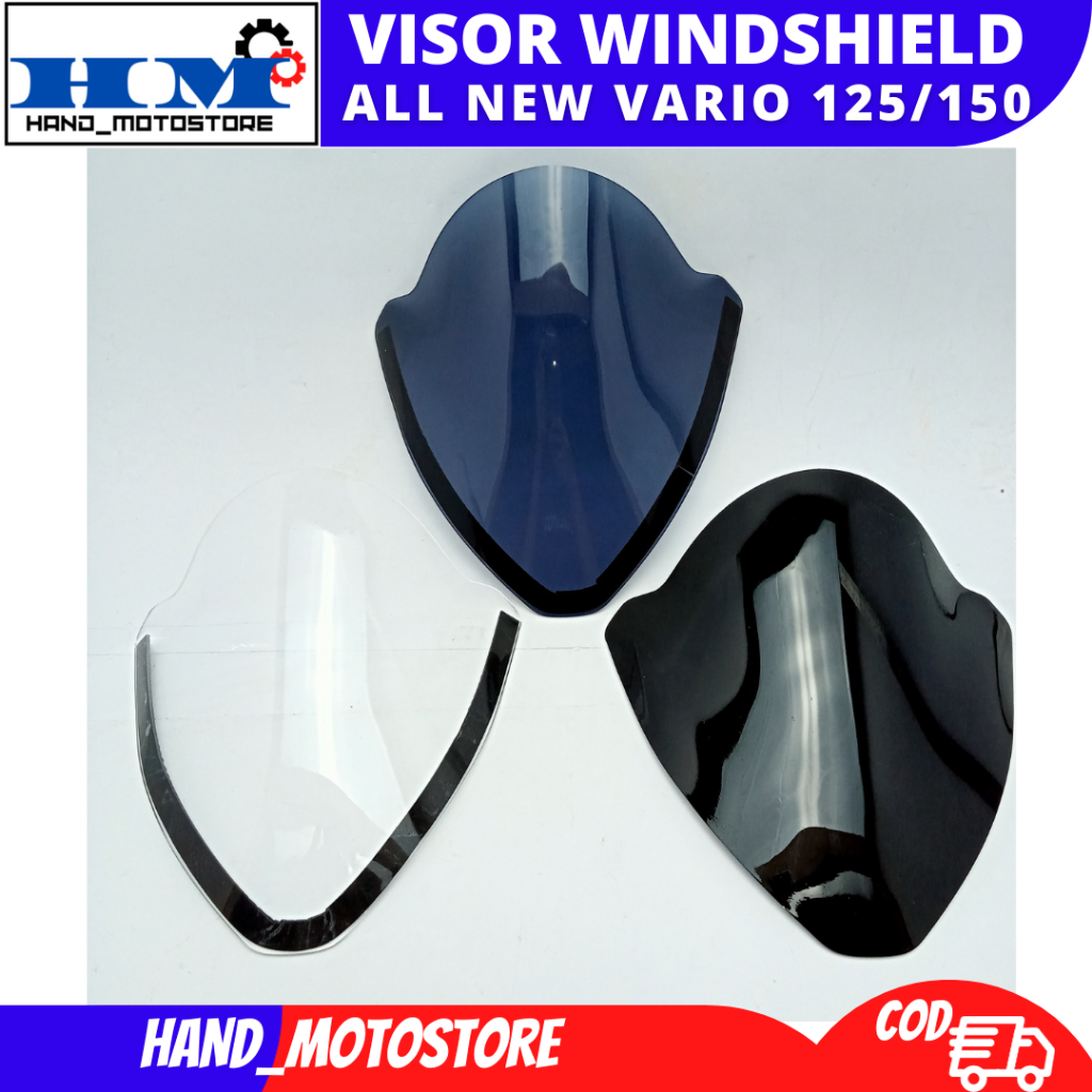 Visor WINDSHIELD VARIO NEW LED 125/150 VISOR JENONG PnP ALL NEW VARIO ...