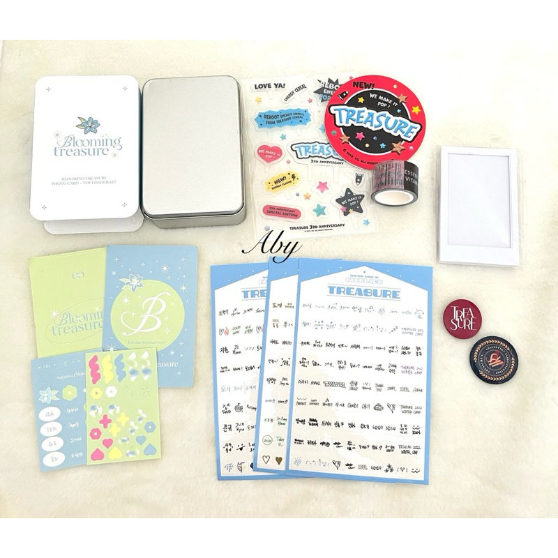 Merch TREASURE OFFICIAL BLOOMING WELCOL CEREAL KIT (SISA SHARING ...