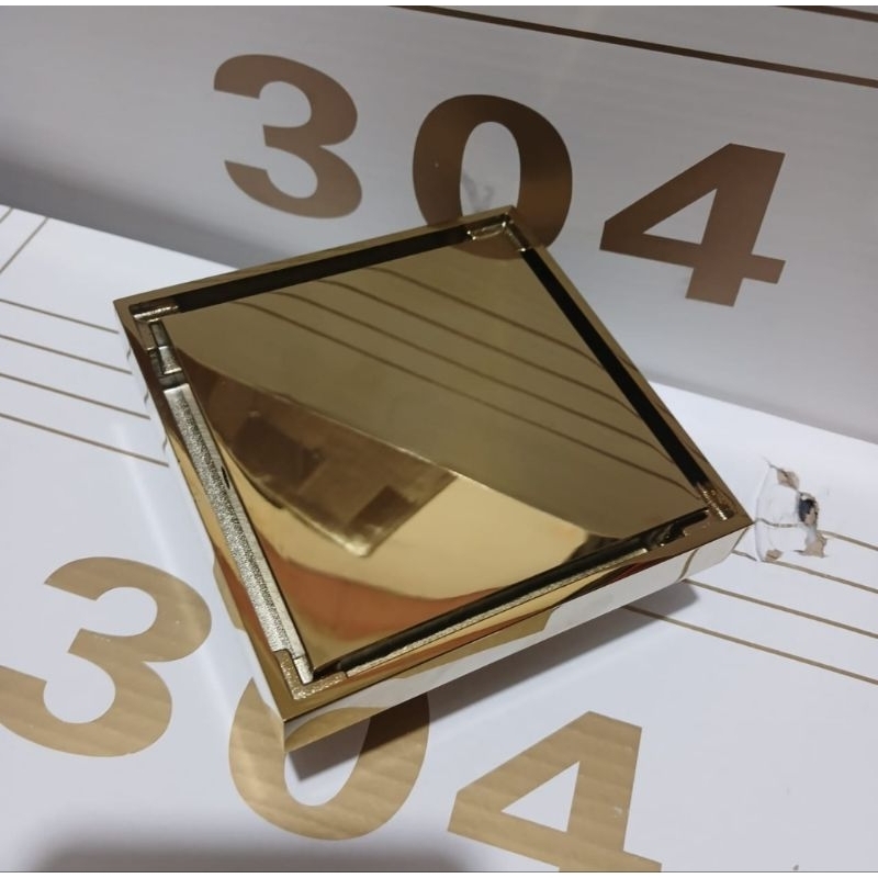 Smart Drainer Tile Insert GOLD Floor Drain Anti-Flood | Shopee Philippines
