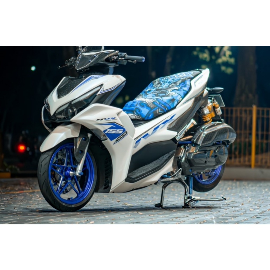 STRIPING AEROX ALL NEW CONNECTED 155 TRANSPARENT MATERIAL SIMPLE DESIGN ...