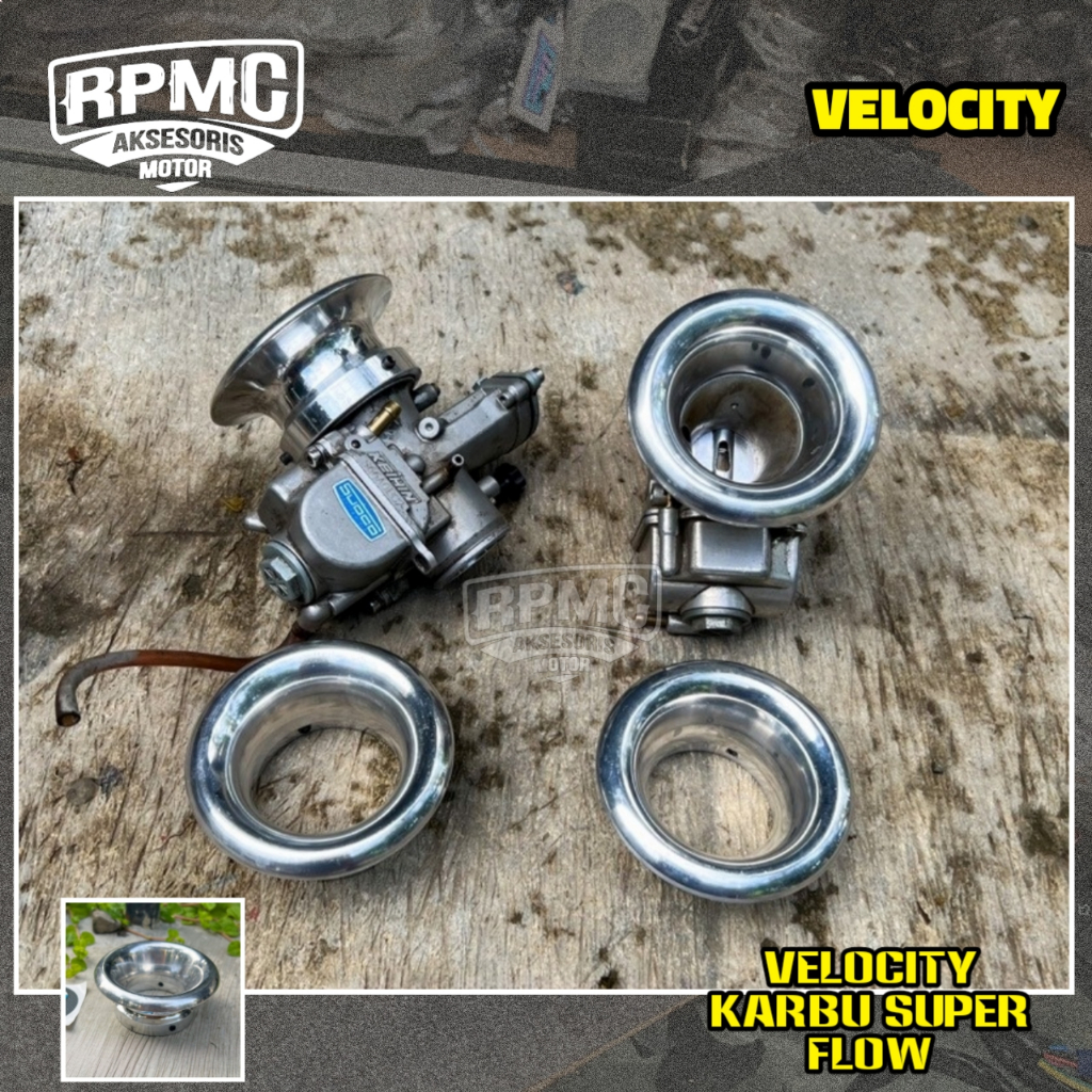 Velocity Carburetor SUPER FLOW PE PWL PWK 28 32 34 CNC Funnel ...