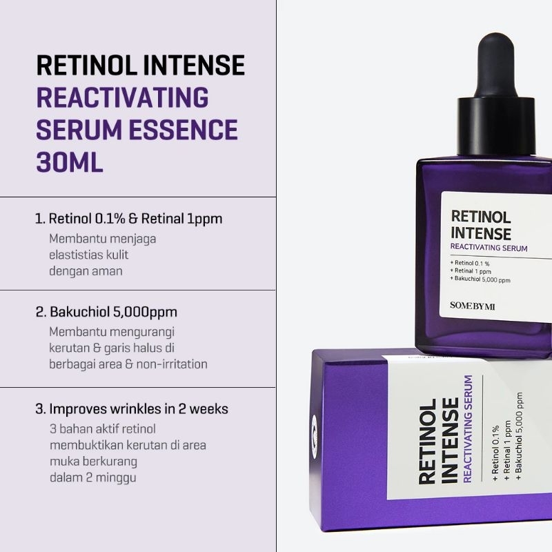 Some BY MI somebymi Retinol Intense Reactivating Serum Essence 30ml | Shopee Philippines