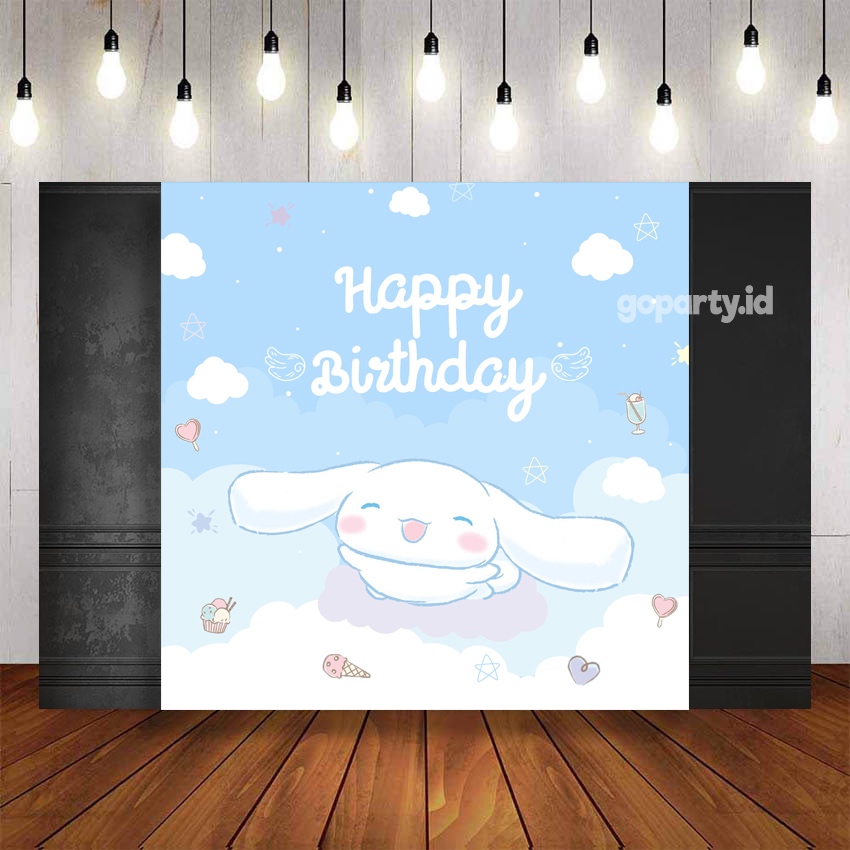 Cinnamoroll BACKDROP BANNER BACKGROUND BANNER BIRTHDAY DECORATION ...